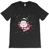 Cute Kawaii Axolotl Fairy Funny Christmas St. Nick Hat Holiday Graphic ...