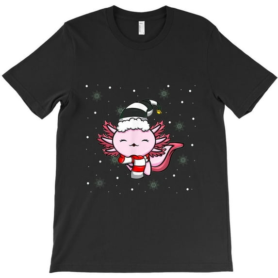 Cute Kawaii Axolotl Fairy Funny Christmas St. Nick Hat Holiday Graphic ...