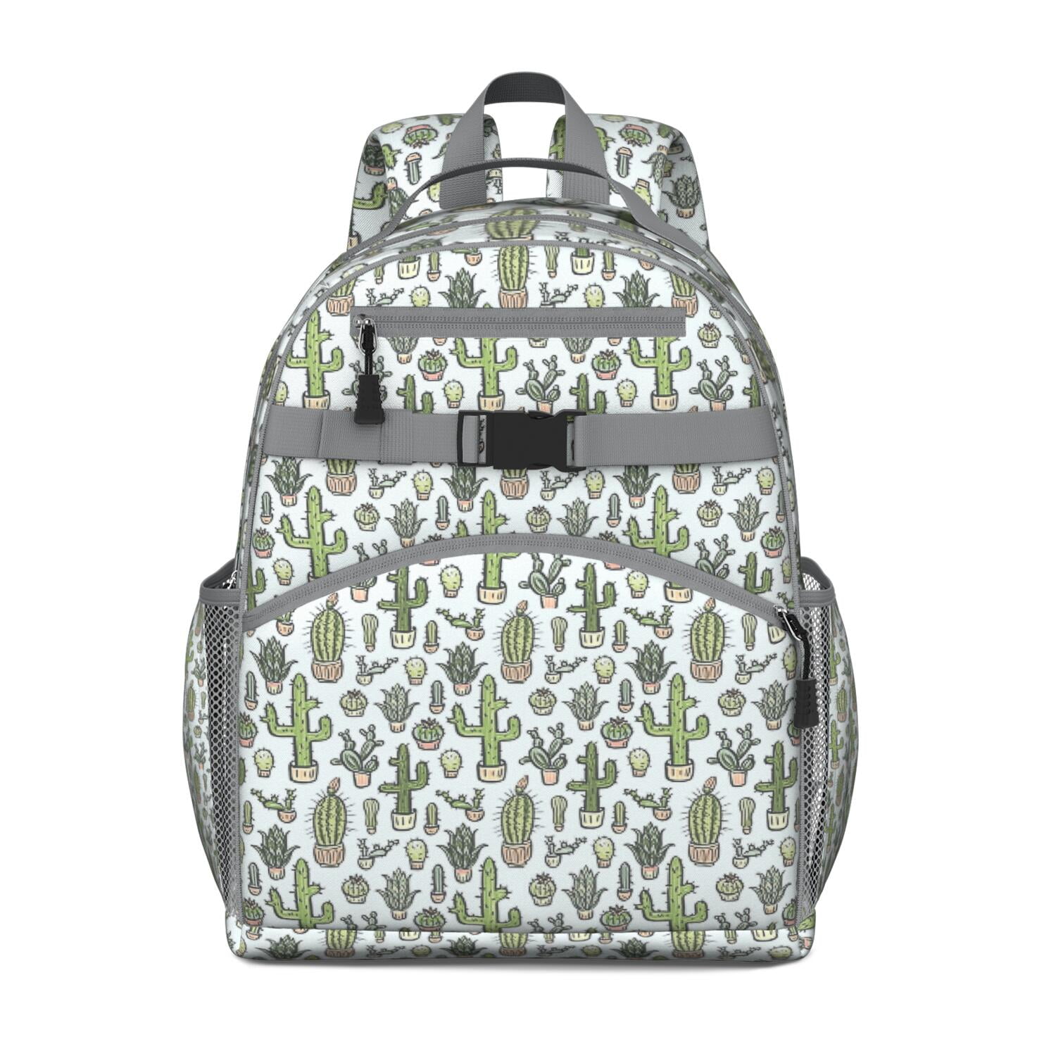 Cute Kawaii Cactus Backpack - Lightweight Ergonomic Book Bag with ...