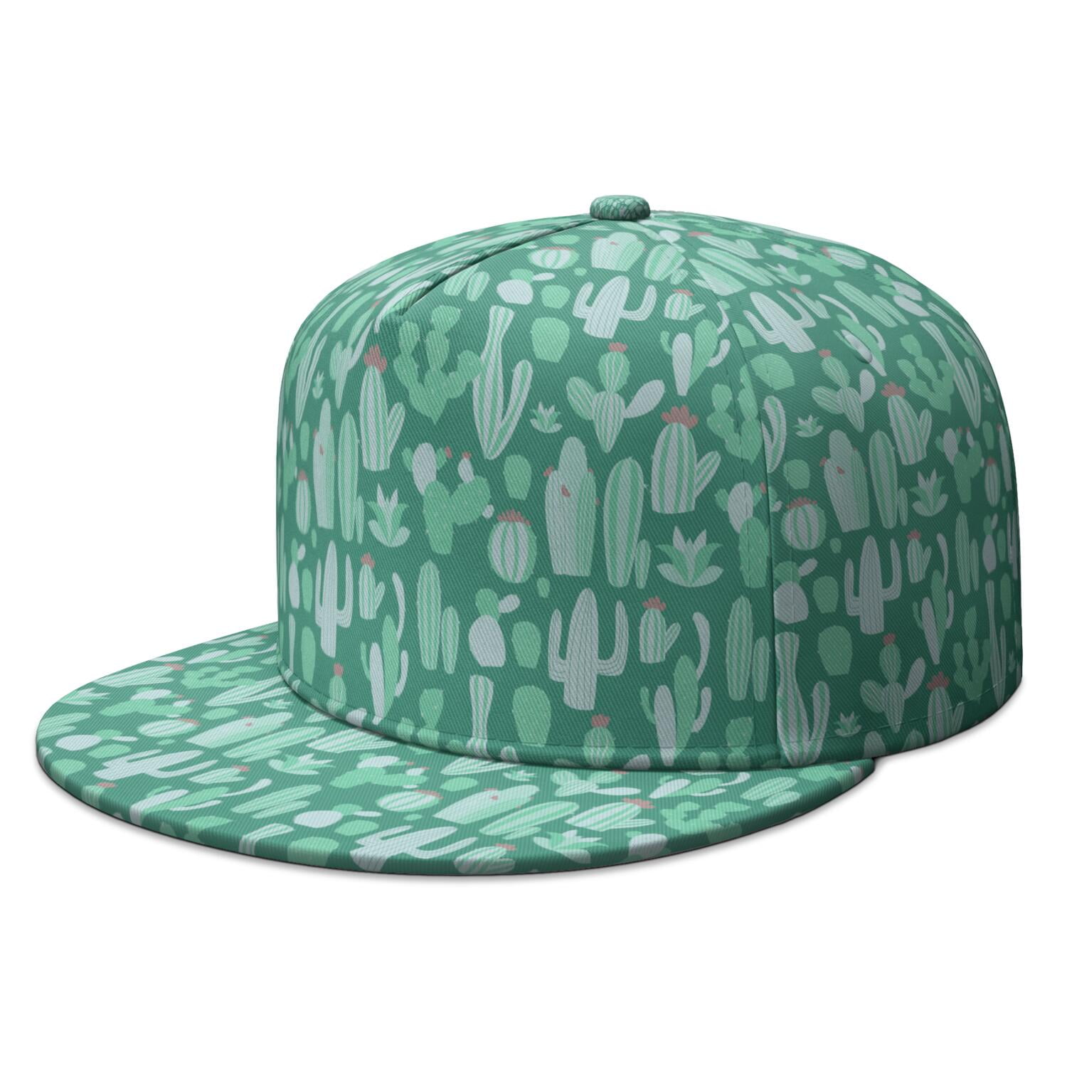 Cute Kawaii Cactus Snapback Hat - Adjustable Breathable Cap for Teens ...