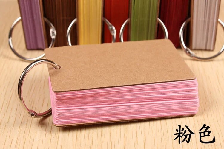 Cute Kawaii Candy Color Blank Kraft Paper Memo Pads Portable Notepads ...