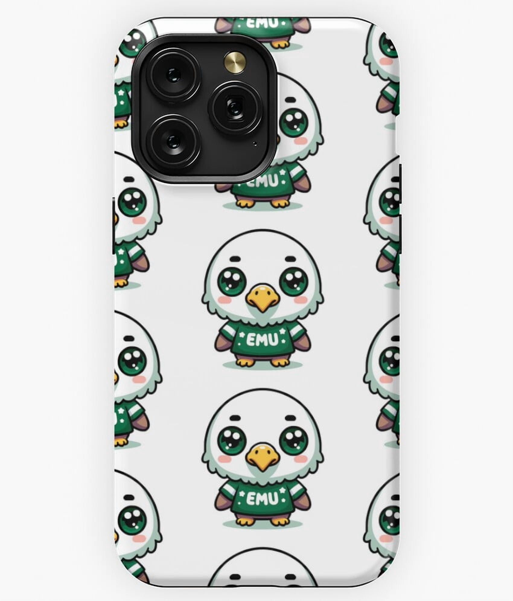 Cute Kawaii EMU Eagle Eastern Michigan University A3356 Phone Case for ...