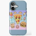 Cute Kawaii Fast Food Cartoon Drink And Snack iPhone Tough Case with ...