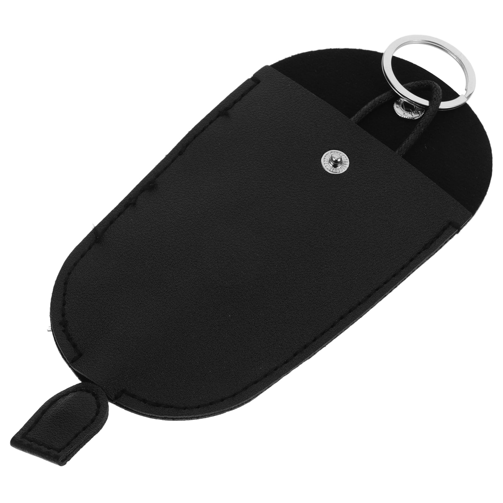 Cute Key Bag for Car Keys PU Leather Key Case with Snap Button Small ...