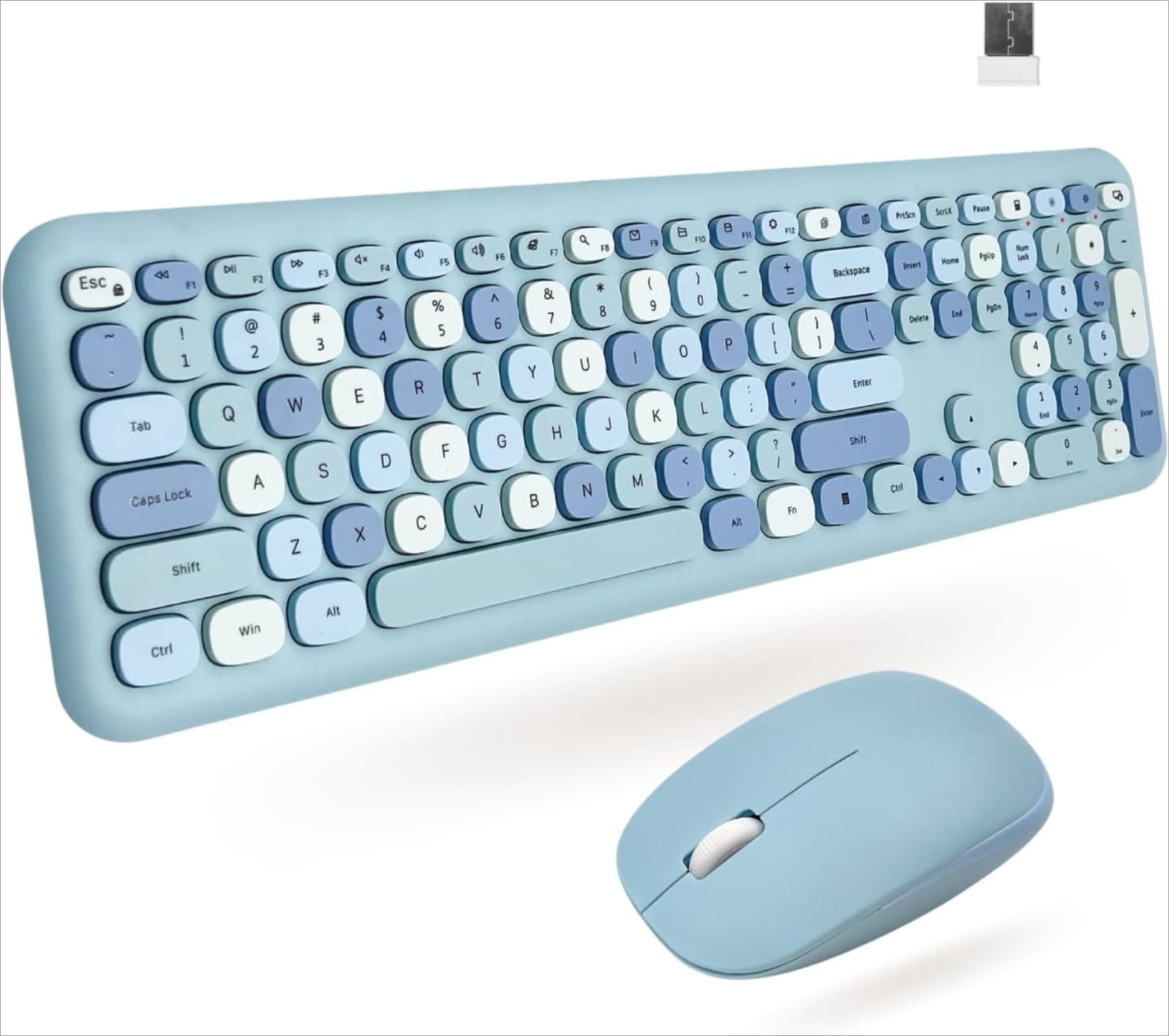 Cute Keyboard and Mouse Combo - Transform Your Space with a Colorful ...