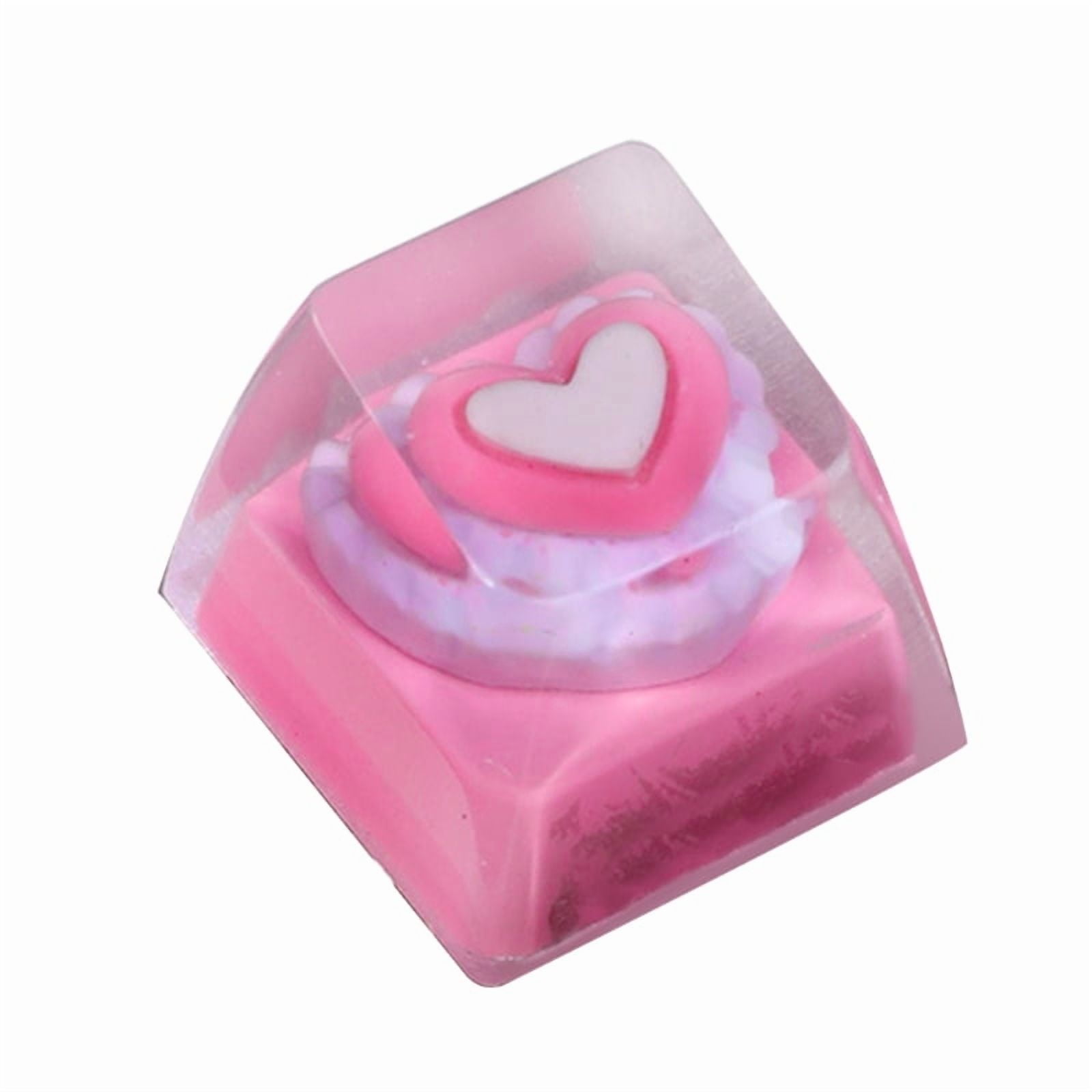 Cute Keycap Heart Resin Keycaps Custom Keyboard Caps for Mechanical ...