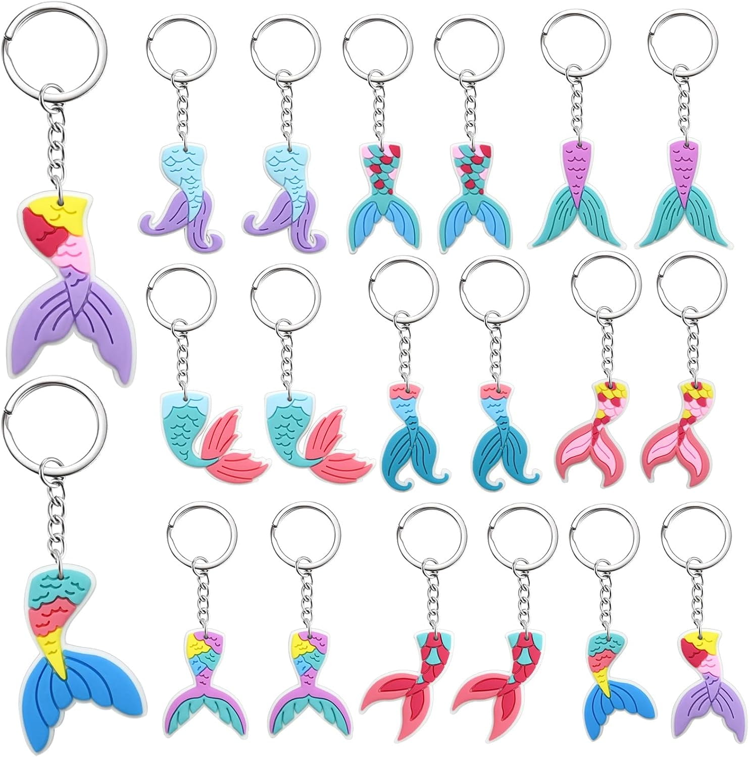 Cute Keychain Bulk,Cute Key Chain for Car Keys Purse Bag Classroom ...