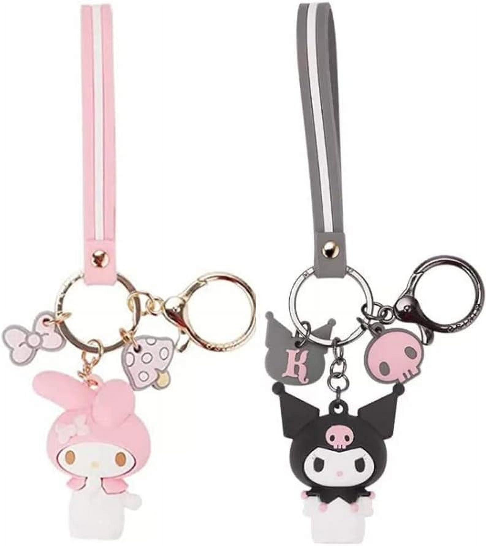 Cute Keychain Kawaii Anime Keychain, Hello Kitty, My Melody,Kuromi ...