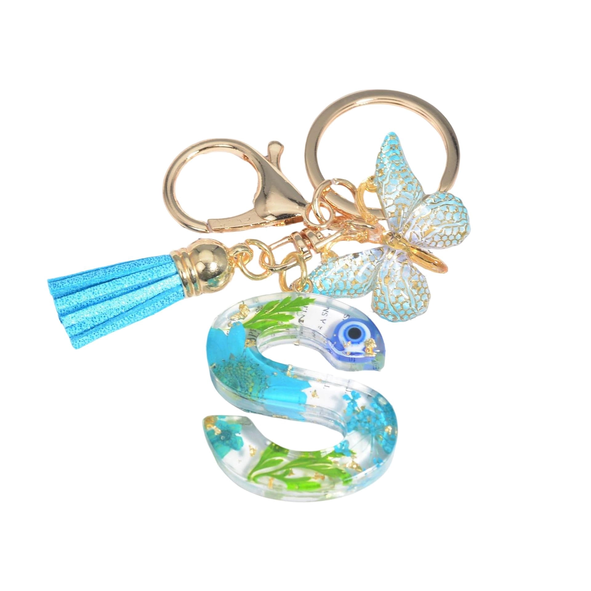 Cute Keychain-Keychains Gifts For Women Initial Letter Keychain 26 ...