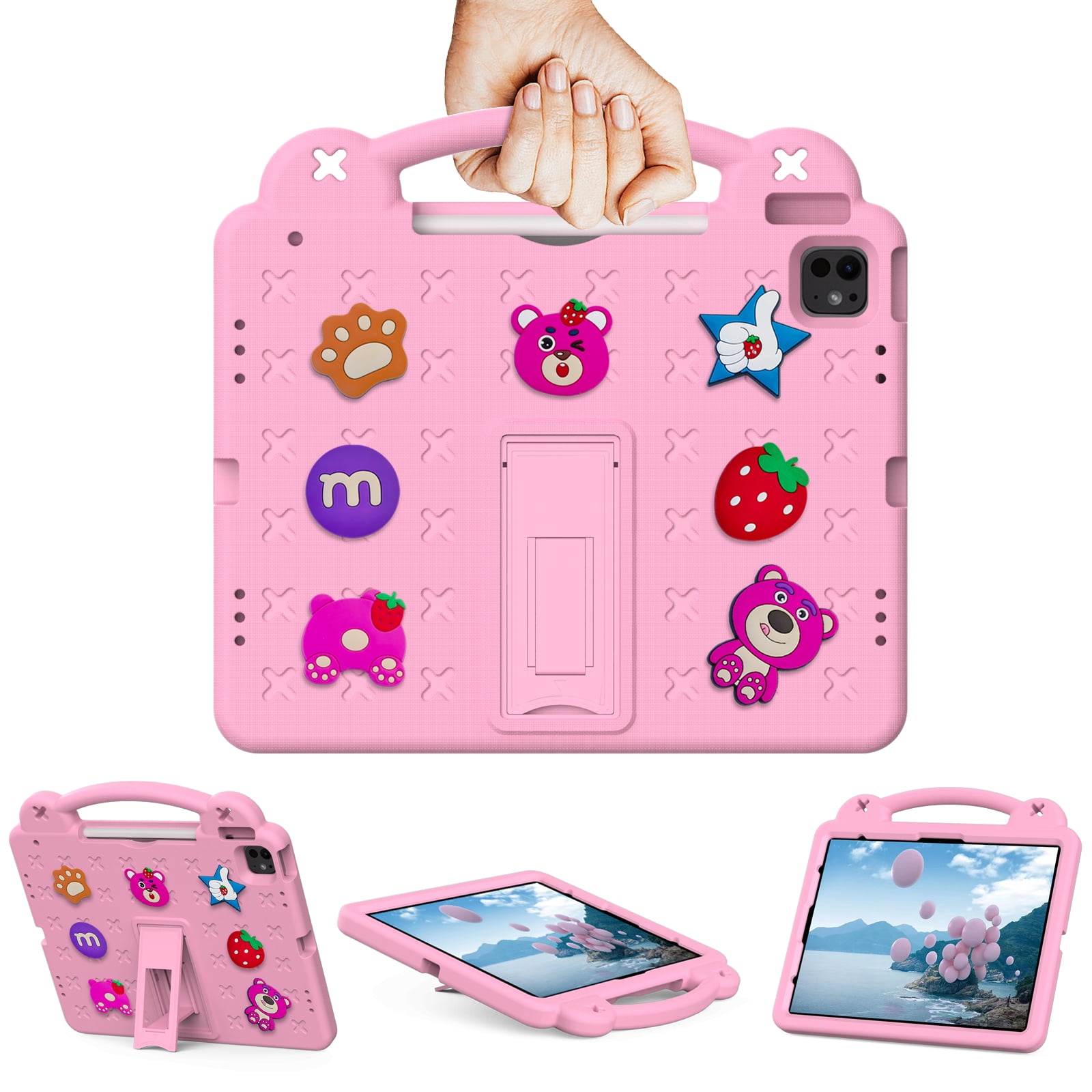 Cute Kids Case for Apple iPad Air 13 Inch/ iPad Pro 13 2024/ iPad Pro ...