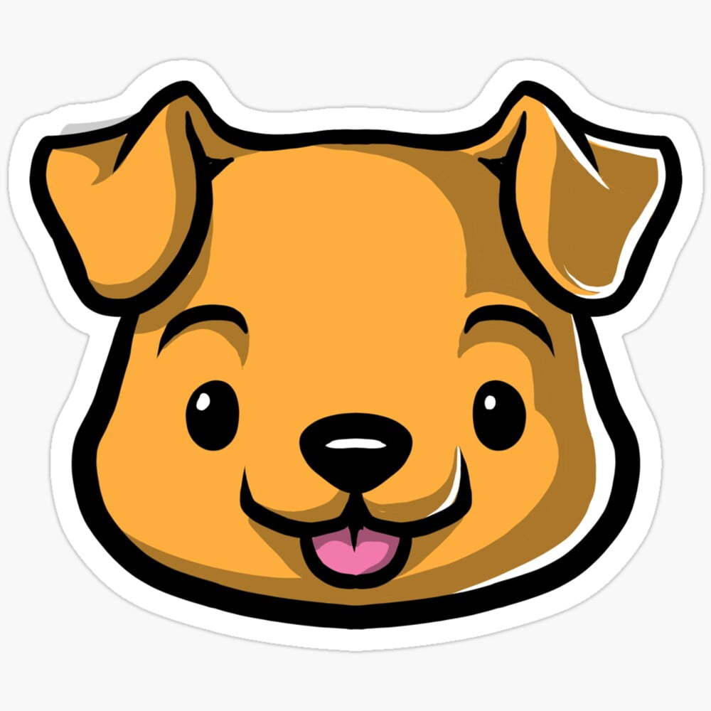Cute Kids Dog Sticker Phone Decal Water Bottle Stickers Car Decals ...