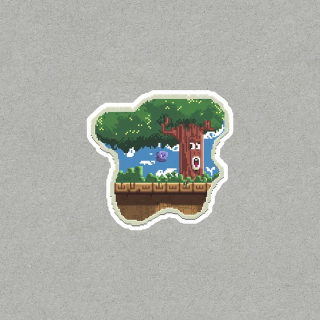 Cute Kirby'S Dream Land Tree House Video Game Sticker Decalphone Decal ...
