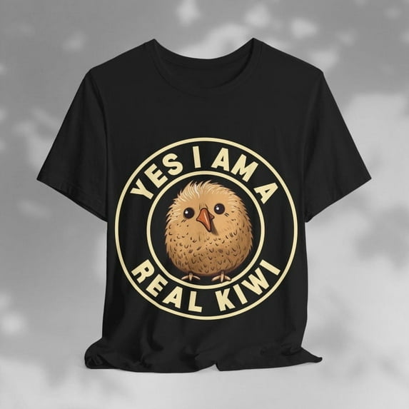 Cute Kiwi Bird T-Shirt, Yes I Am A Real Kiwi Design, Funny Animal ...