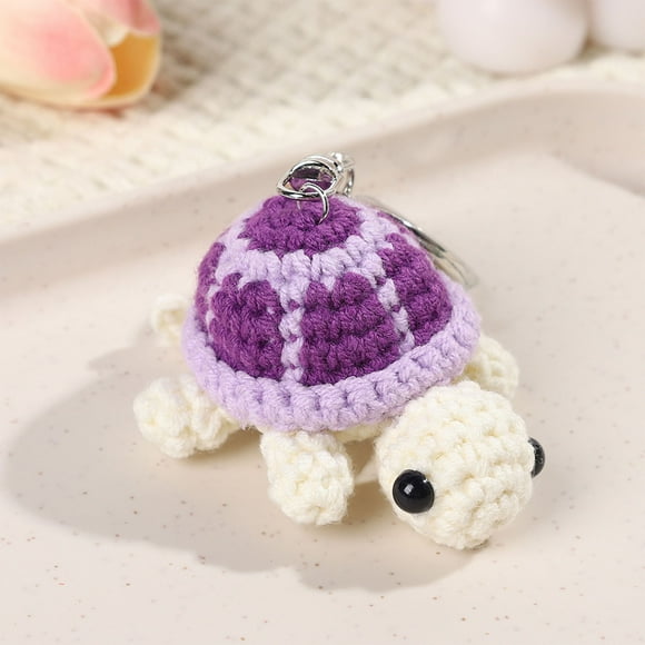 Crochet Turtle Keychain