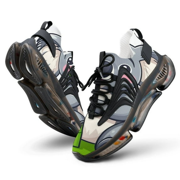 Cute Koala Bamboo Snack Walking Shoes for Men Woman Lightweight Tennis ...