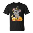 Cute Koala Bear Pilgrim Happy Thanksgiving Holiday Autumn Men Women ...