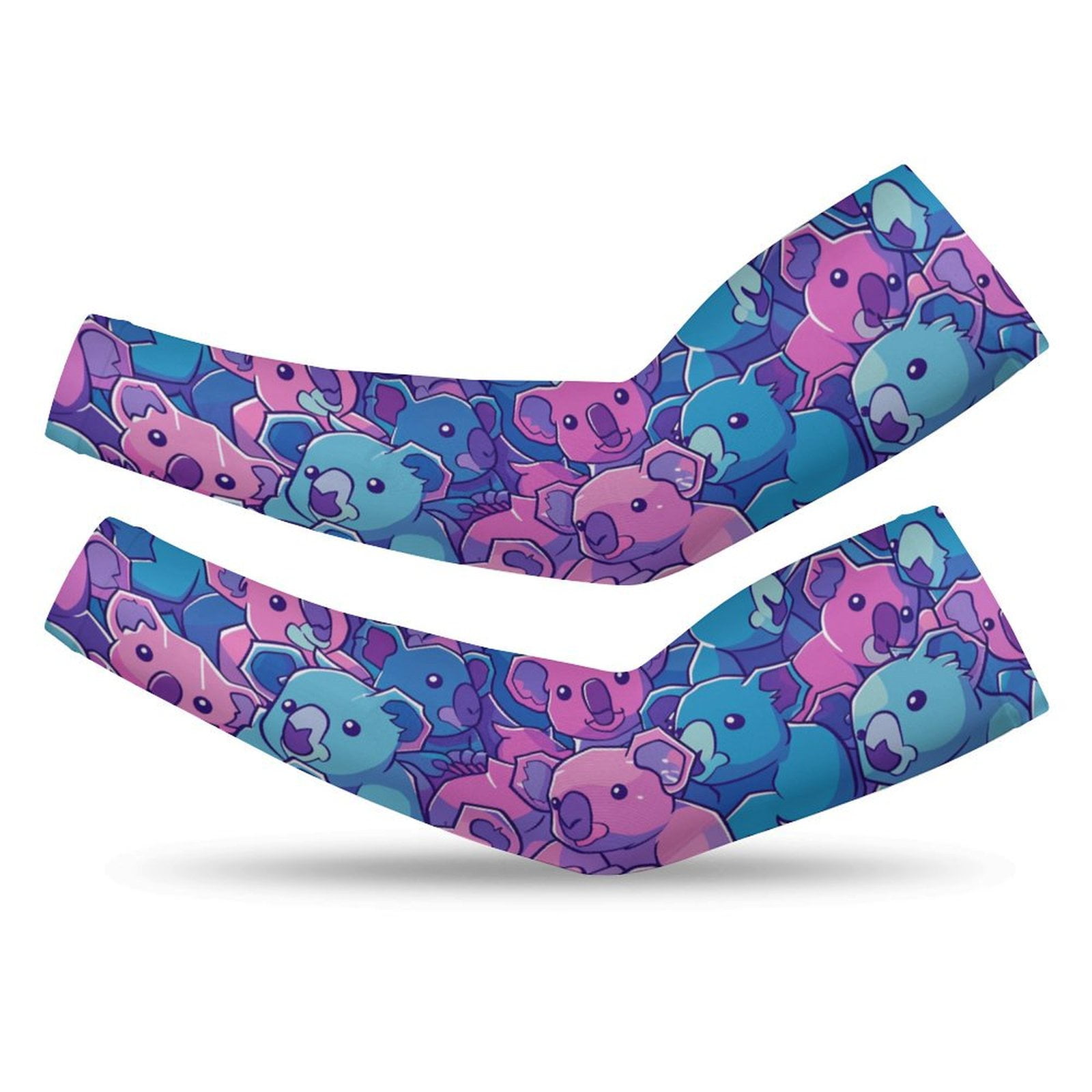 Cute Koala Protection Cooling Arm Sleeves For Men Women, Uv Compression ...
