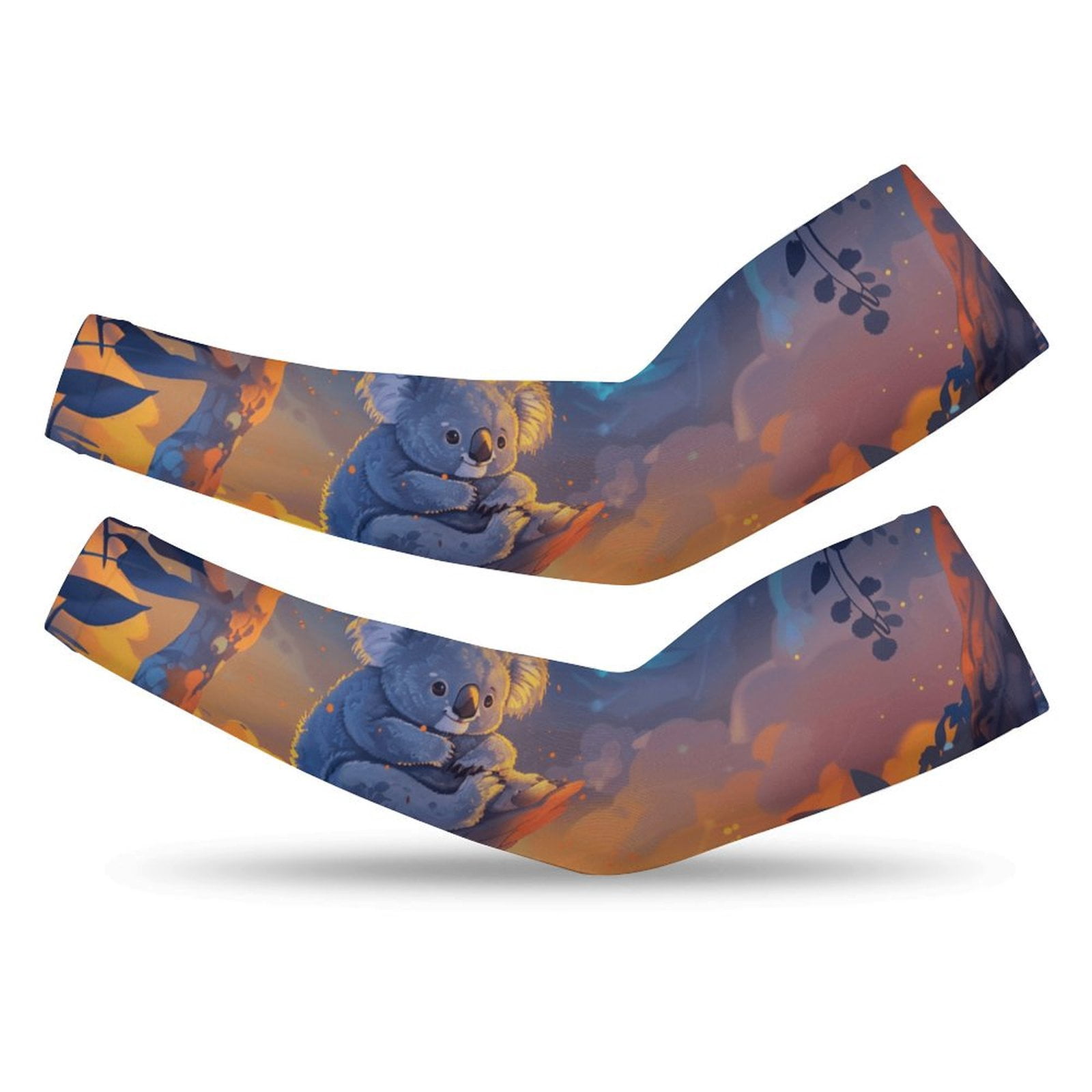Cute Koala Protection Cooling Arm Sleeves For Men Women, Uv Compression ...