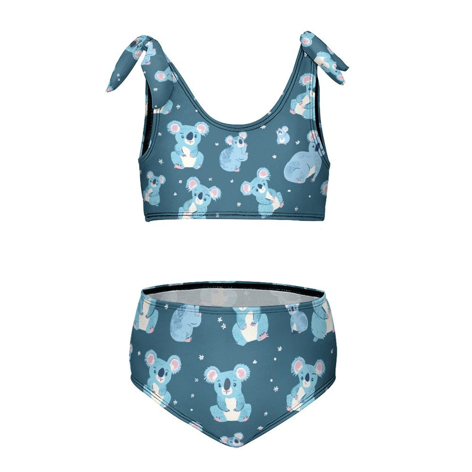 Cute Koala Two Piece Swimsuit Set, Bikini Swimsuit Suitable for Little Girls - Walmart.com