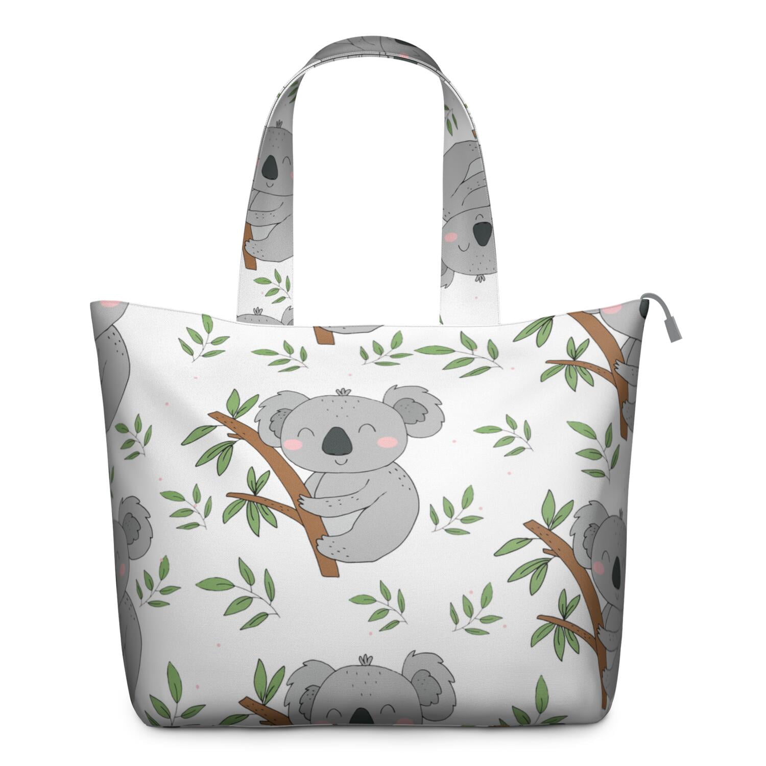 Cute Koala and Pattern Print Travel Bag for Women, Cartoon Koala Bear ...