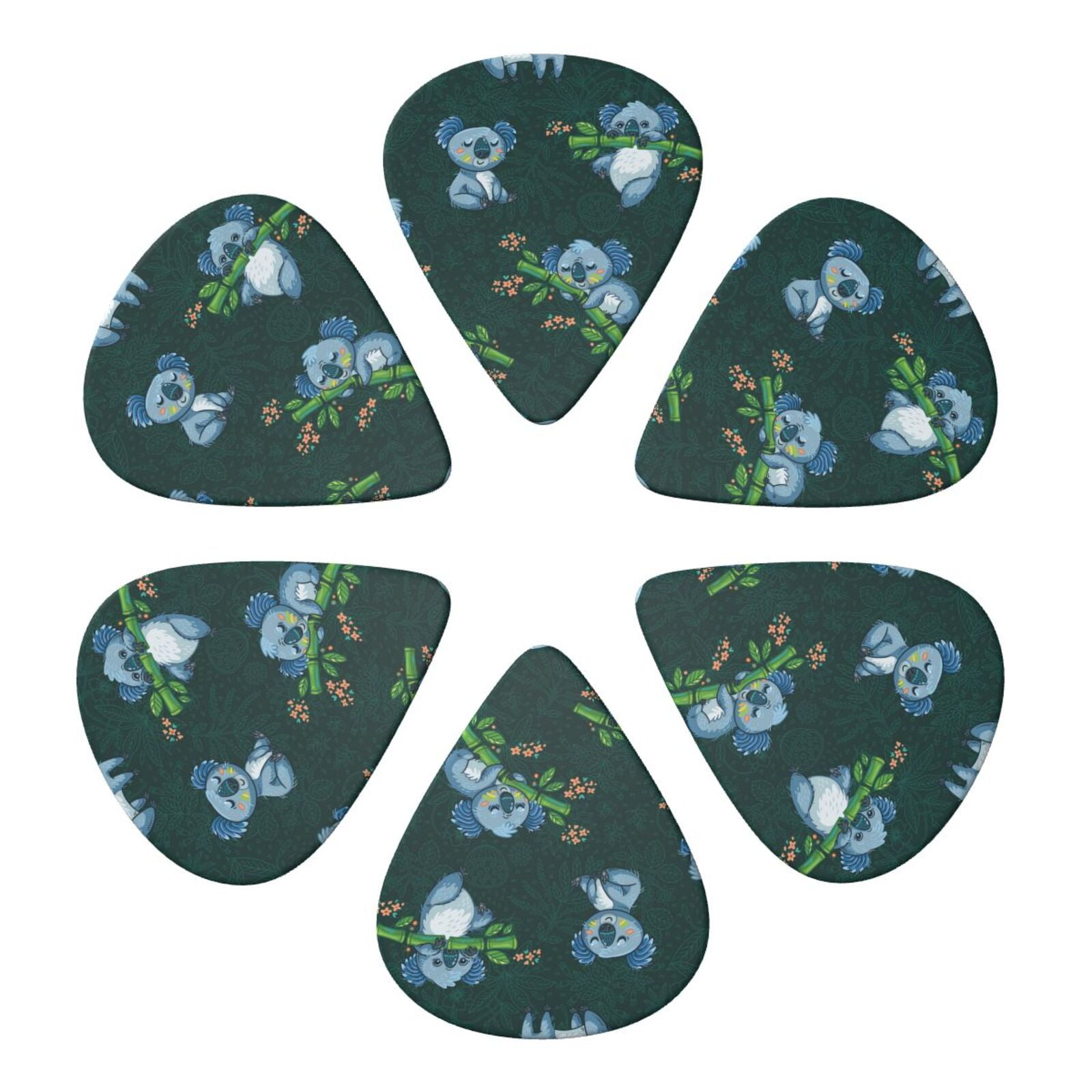 Cute Koalas Tropical Guitar Pick 6 Pack for Bass Acoustic Electric ...