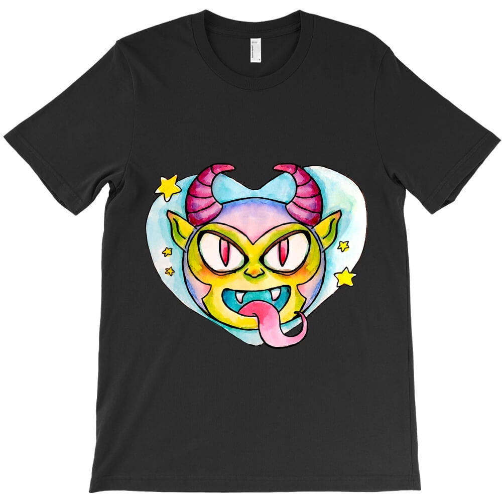 Cute Krampus Kawaii Chibi Christmas Folklore Dark Humor Holiday Graphic ...
