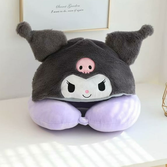 Cute Kuromi KT Cinnamoroll Cartoon Hooded Sunshade Headrest for Car ...