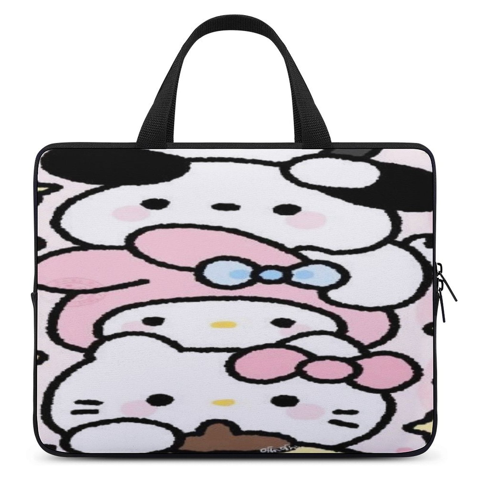 Cute Kuromi Melody Hello-Kitty 13 Inch Laptop Bag,Expandable Computer ...