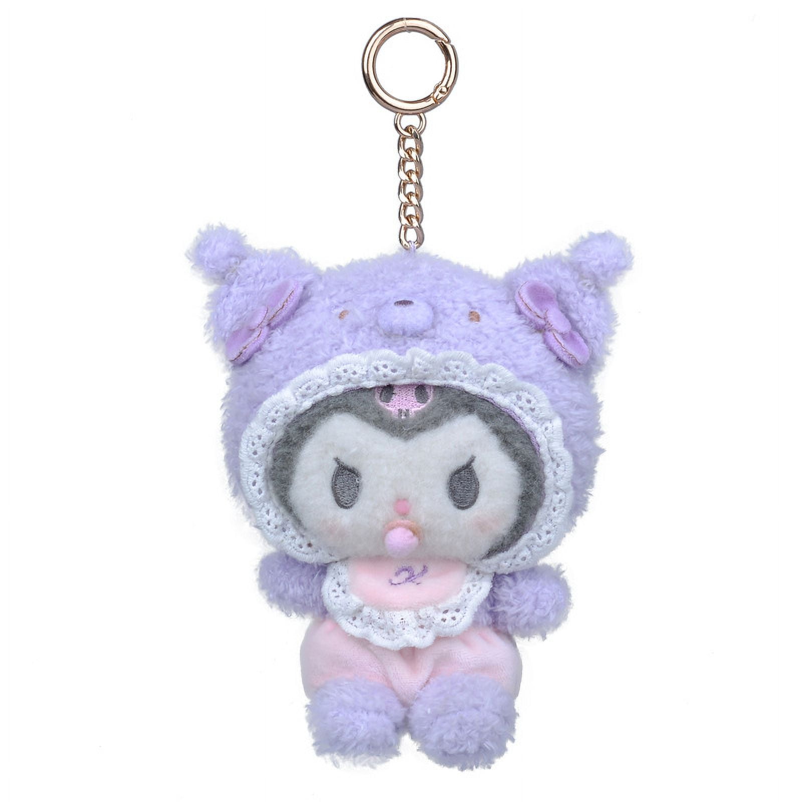 Cute Kuromi Plush Keychain Anime Cartoon Figure Pendant,Japan Anime ...