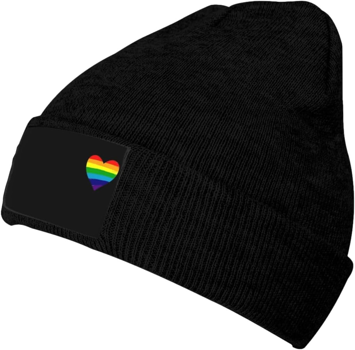 Cute LGBT Gay Pride Rainbow Winter Beanie Hats for Men Women, Warm ...