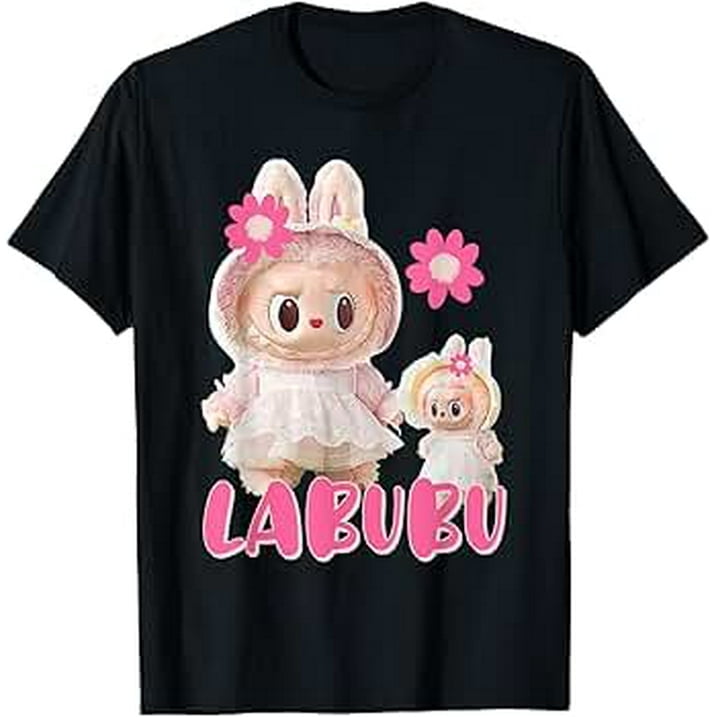 Cute Labubu The Monsters Pink Lover T-Shirt ,Light Pink Color,Size XL ...