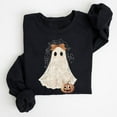 Cute Lace Ghost Pumpkin Shirt, Halloween Ghost Shirt, Spooky Ghost ...