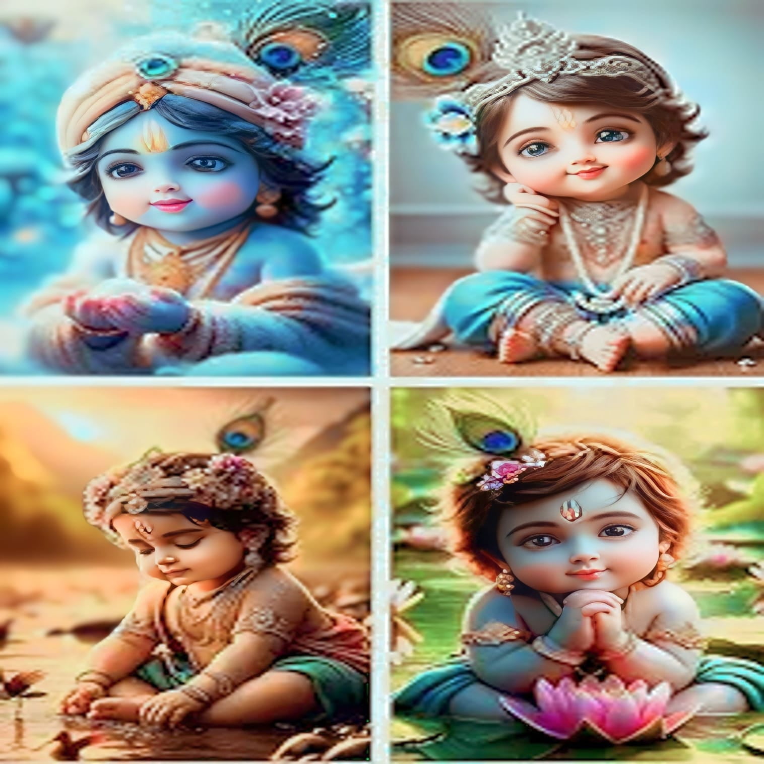 Cute Laddu Gopal JI, little Bal Gopal Baby God Krishna| Kanha Ji ...