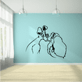Cute Lady And The Tramp Silhouette Disney Character Wall Sticker For ...
