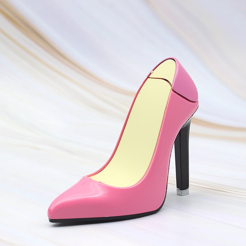Cute Lady's High-heeled Shoes Lighter Creative Personality Butane Gas ...