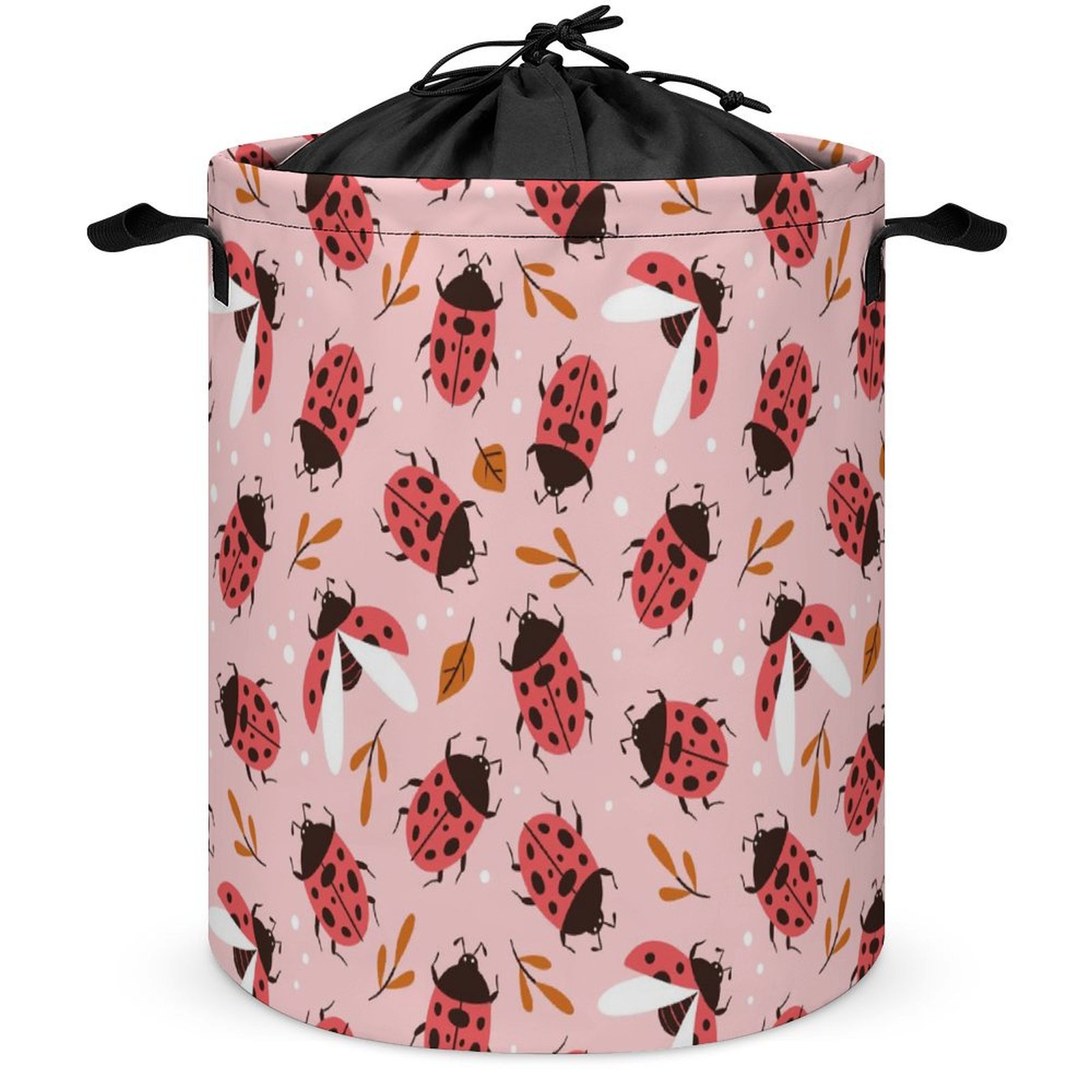 Cute Ladybugs 1 Laundry Basket Dirty Clothes Hamper, Waterproof Laundry ...