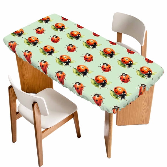 Cute Ladybugs Table Cloths for 6 Foot Rectangle Tables, Spring ...
