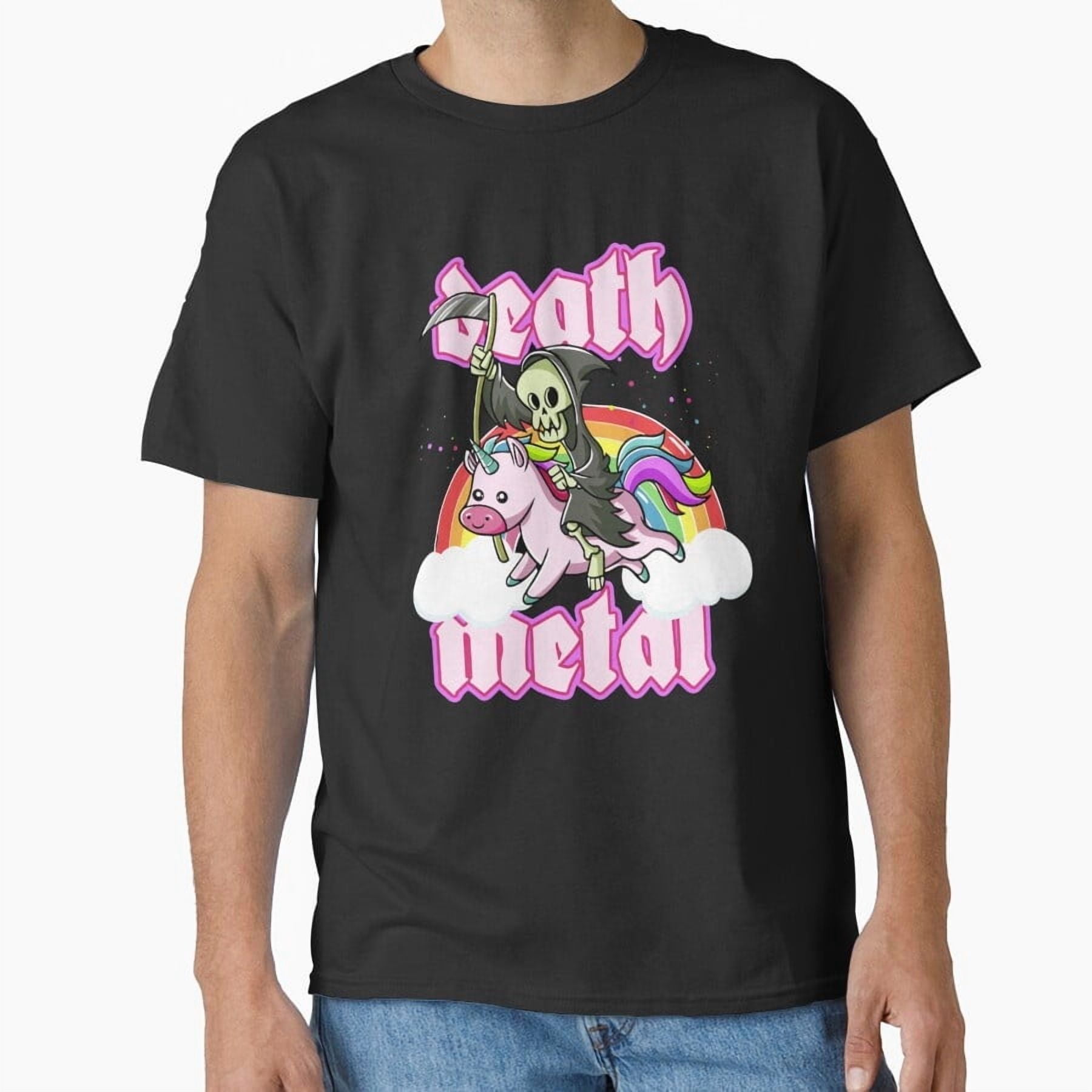 Cute Last Breath Metal Unicorn Funny Music Mashup H38517 Unisex T-Shirt ...