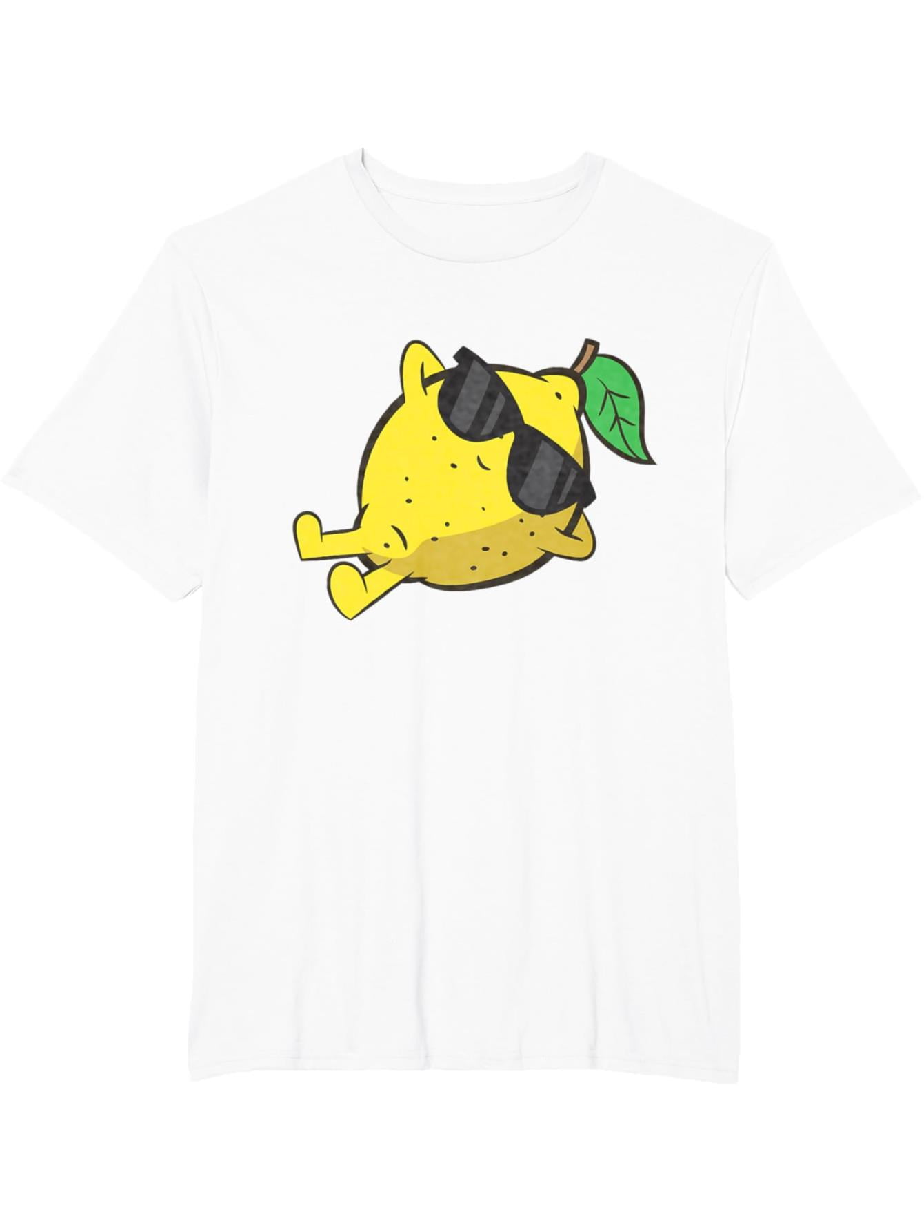 Cute Lemon Fruit Relaxing Lazy Citrus Lemon T-Shirt Women Men Tee Top ...