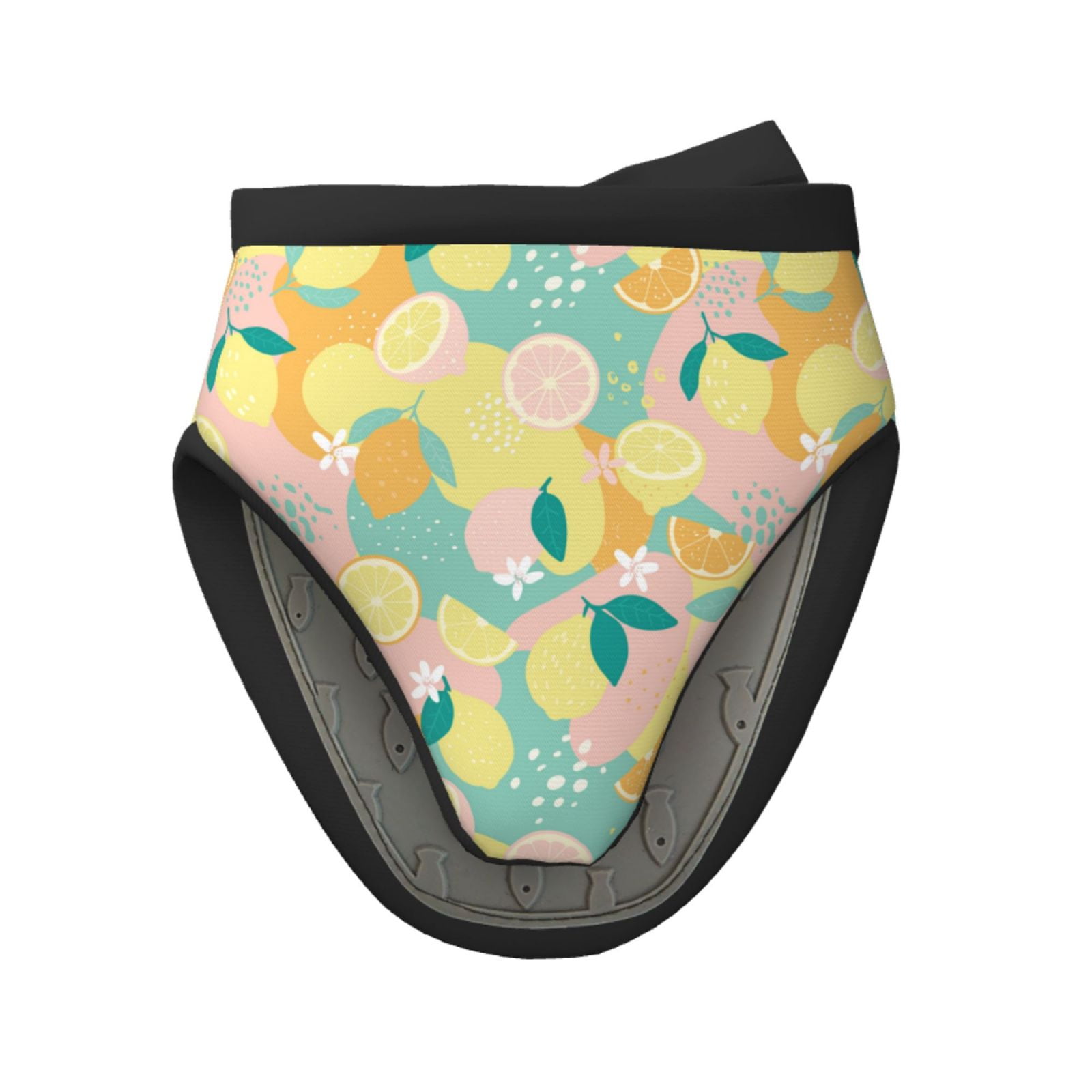 Cute Lemon Pink Blue Yellow Oven Mitts Heat Resistant, Soft Lining ...