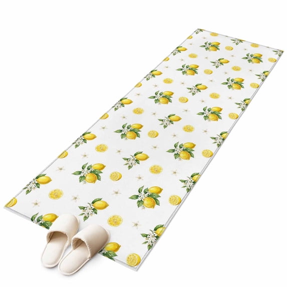 Cute Lemon Summer Kitchen Runner Rug 2x6 Washable Runners for Hallway ...