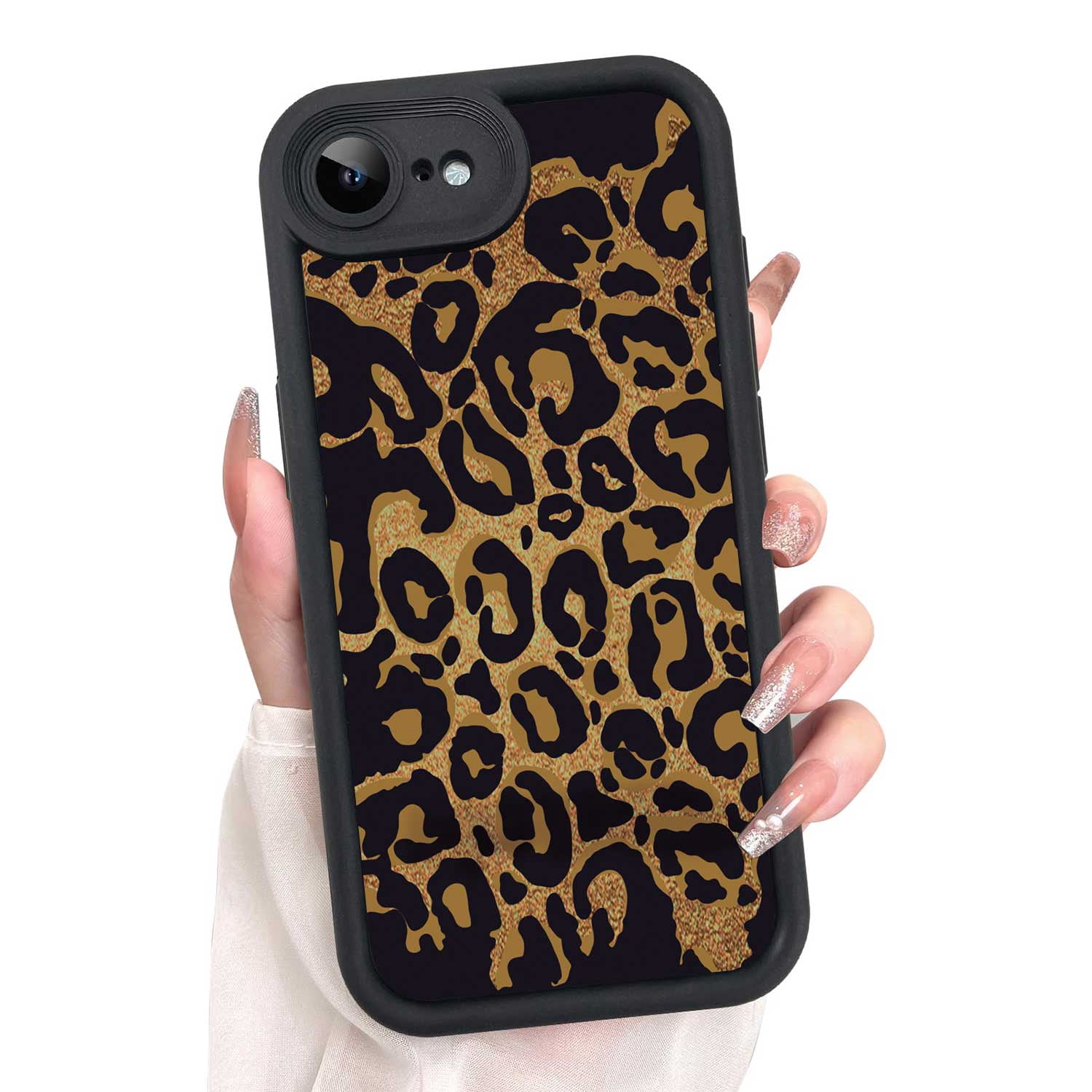Cute Leopard Cheetah Print Soft TPU Shockproof Phone Case Compatible ...