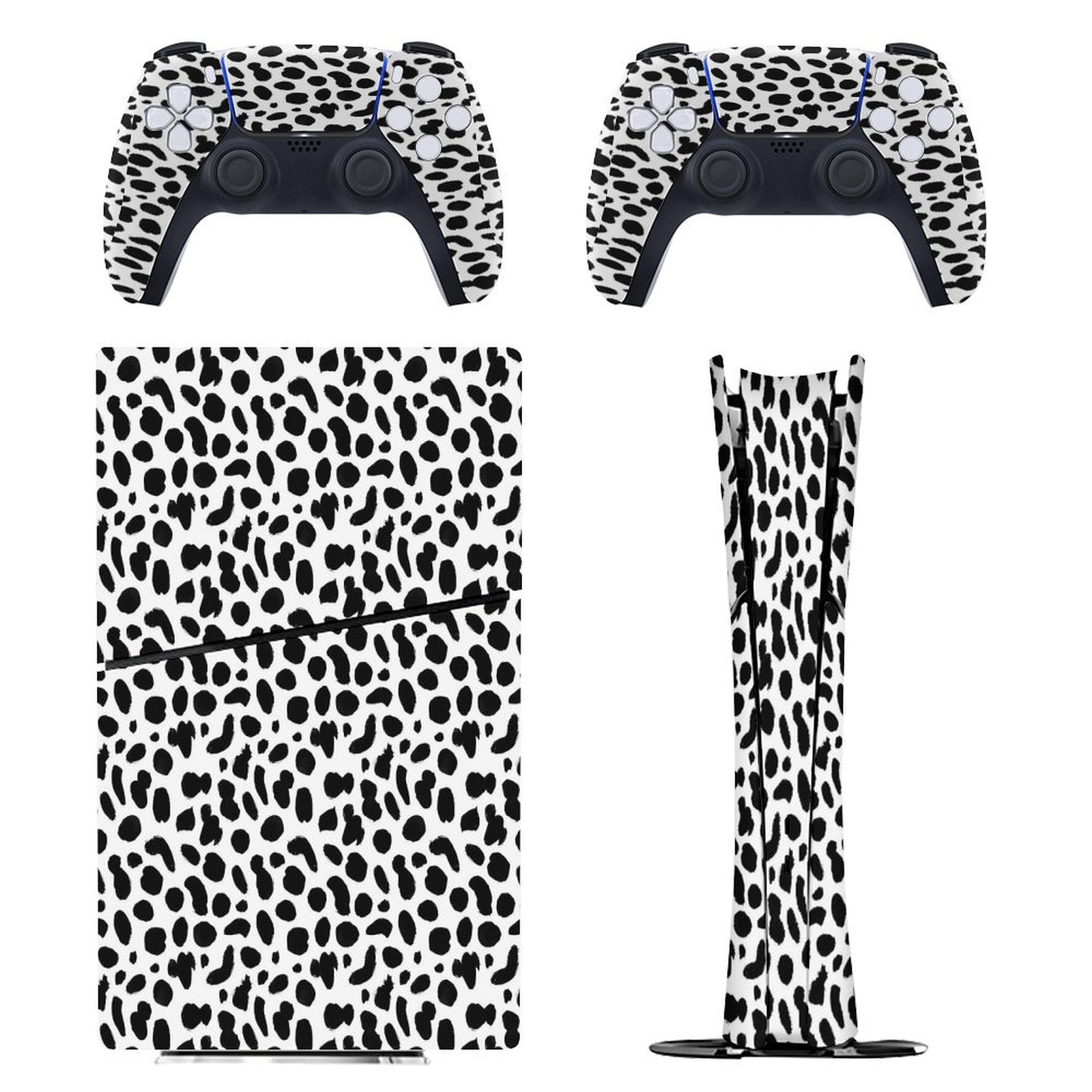 Cute Leopard Print PS5/PS5 Pro/PS5 Slim Digital Disc Skin Sticker For ...