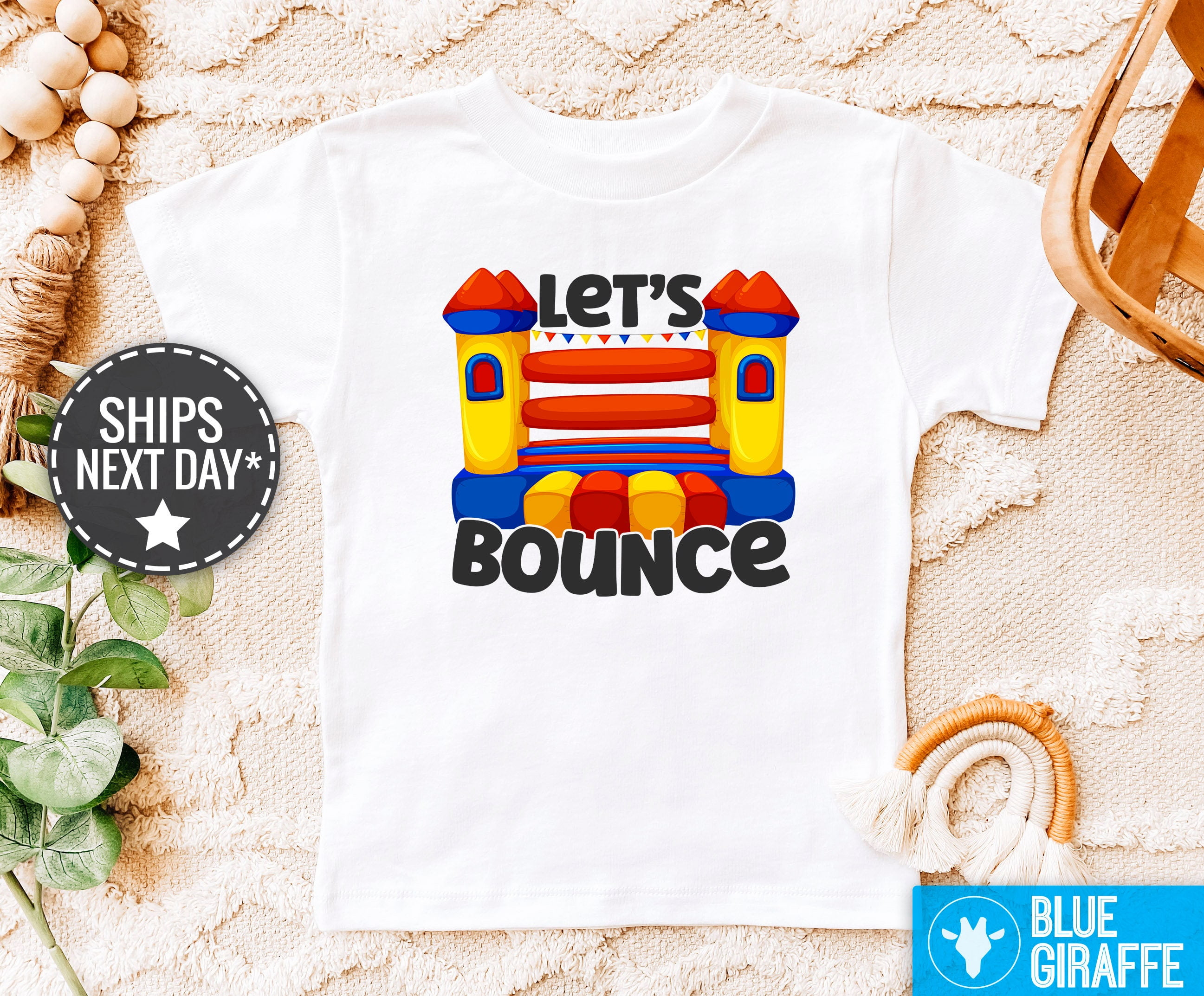 Cute Let'S Bounce Toddler Shirt, Funny Jump Around Toddler Shirt ...