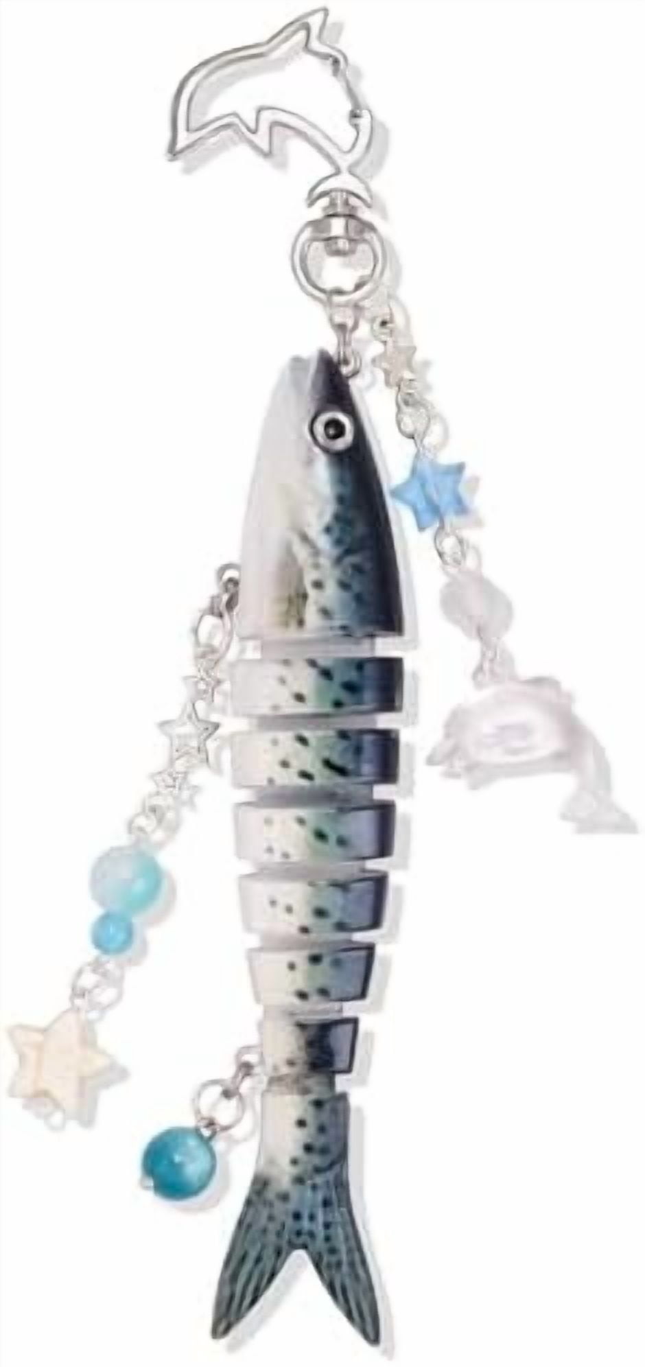 Cute Lifelike Fish Keychain, Aesthetic Y2K Charms Keychain Accessories ...