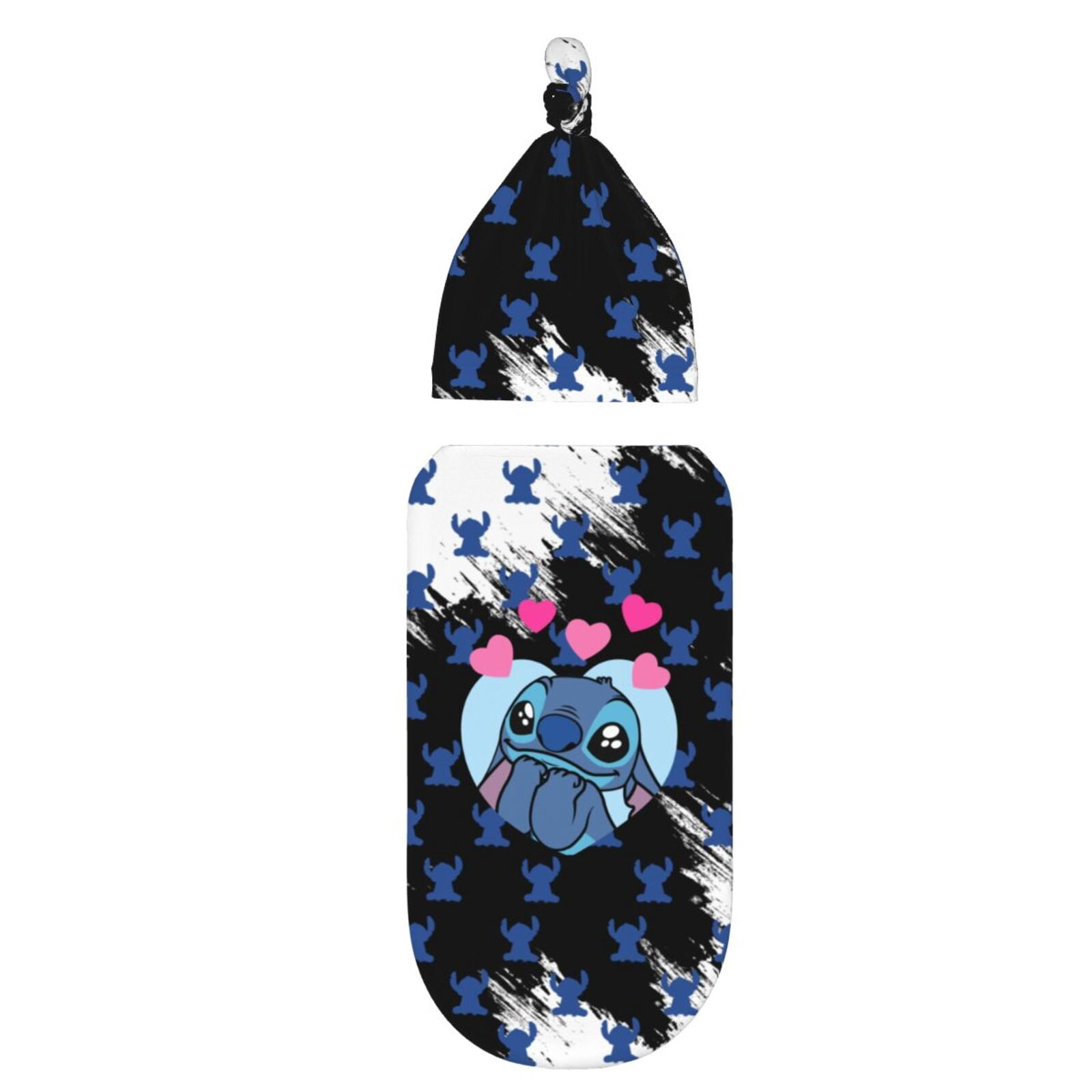 Cute Lilo & Stitch (270) Newborn Baby Swaddle Set Blankets Hats Sets ...