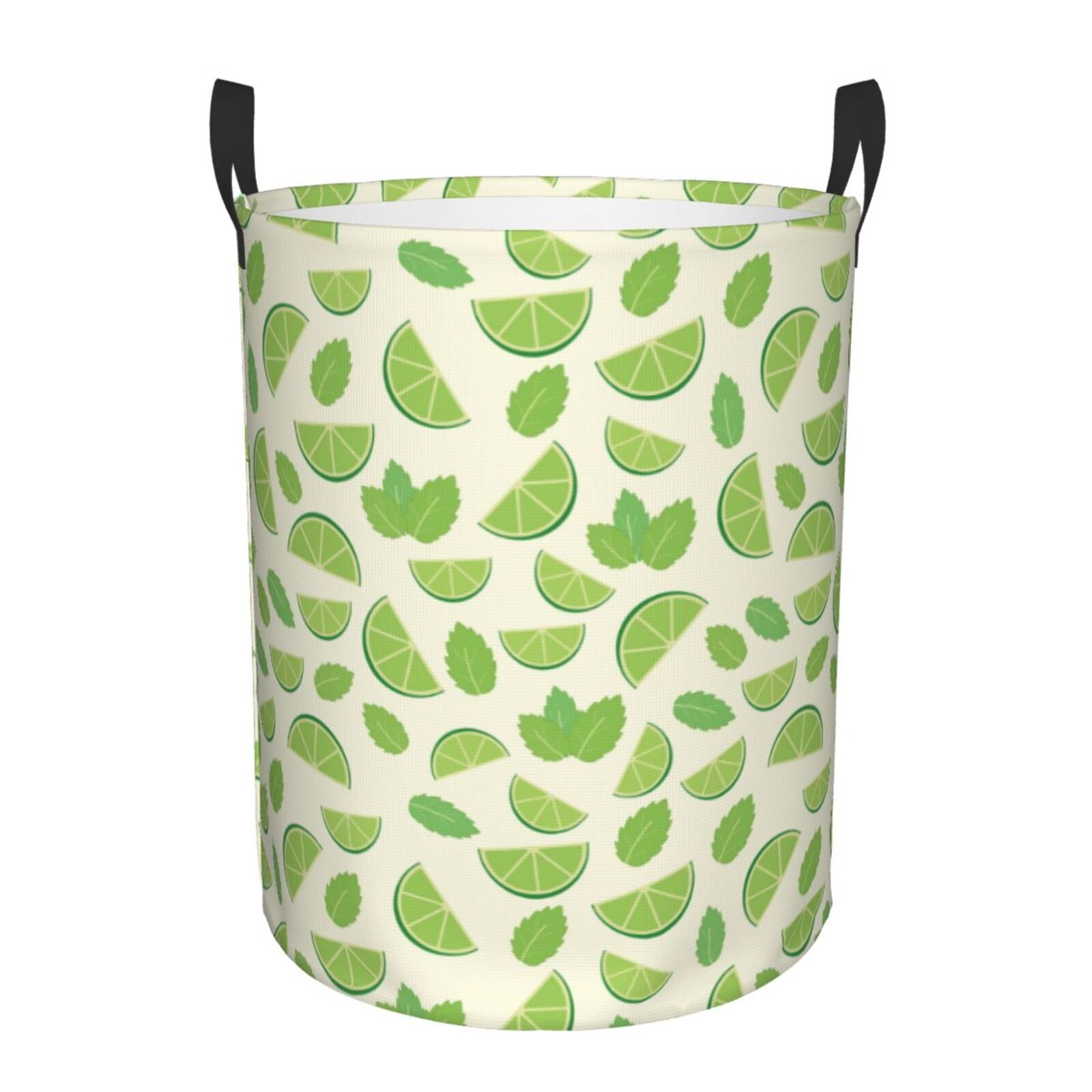 Cute Limes Teal Laundry Basket, Laundry Hamper Waterproof Laundry Bag ...