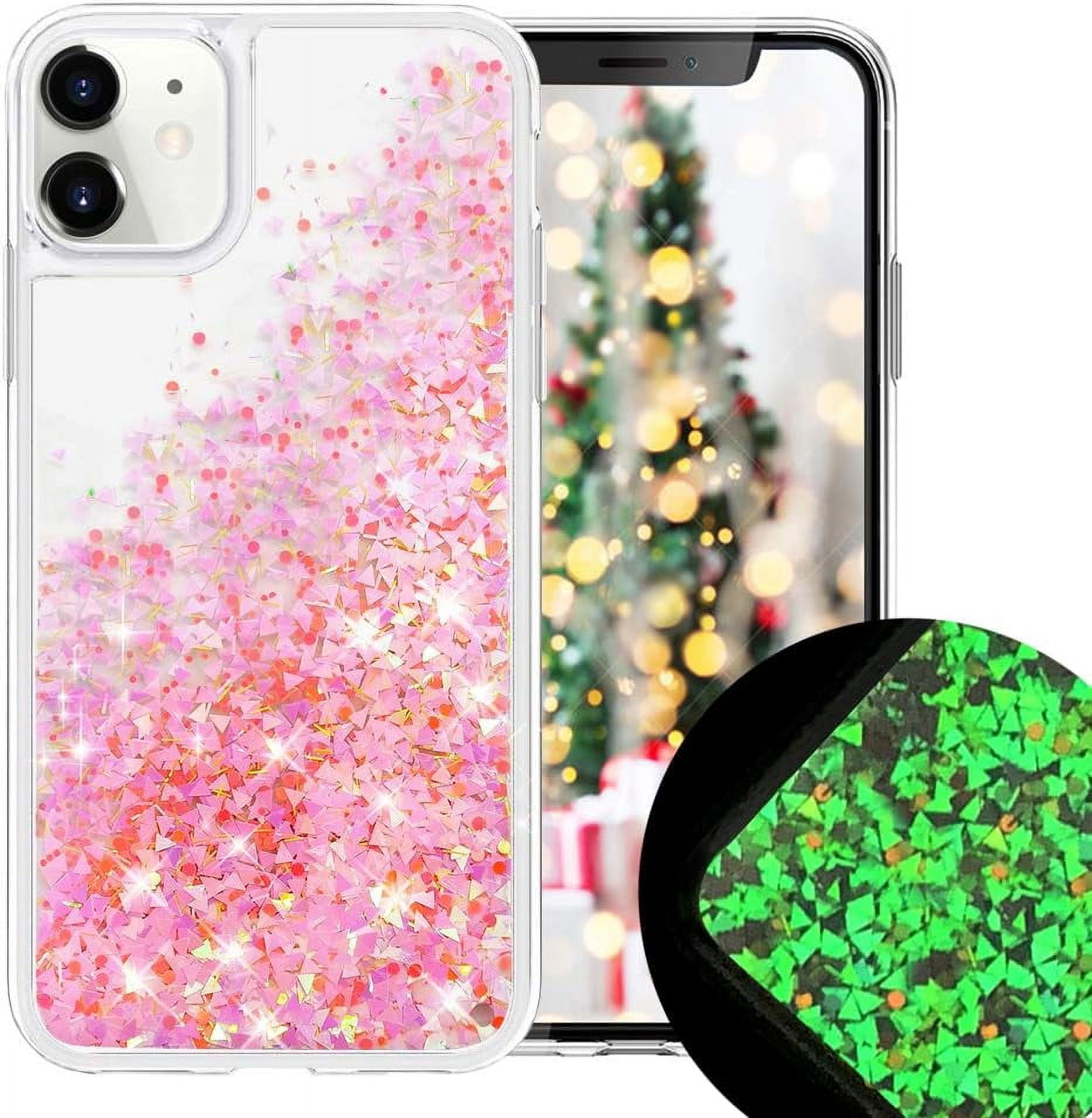 Cute Liquid Case for iPhone 11 Moving Glitter Bling Flowing Quicksands ...