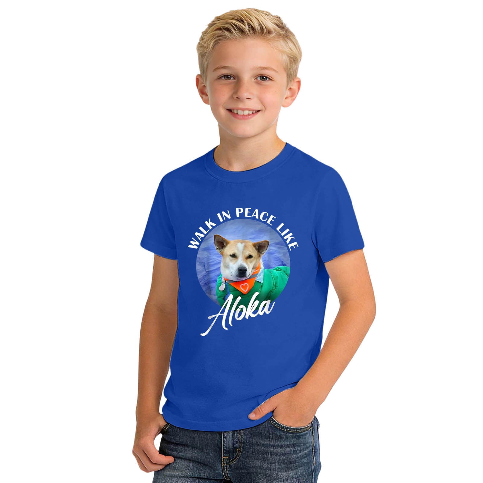 Cute Little Boys Tops Short Sleeve Comfort Soft Prints Plus Size Kids ...