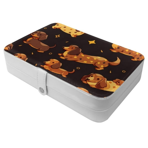 Cute Little Dog Travel Jewelry Box - Compact and Portable - Ideal ...